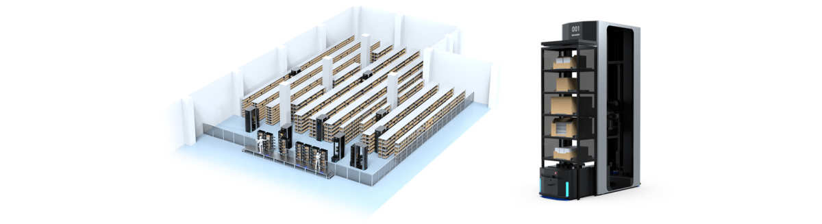 Commencement of orders for the 'Slim Stacker Robot Storage System.'
