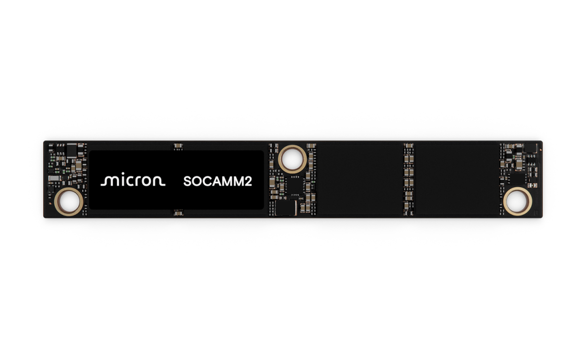美光正式送樣業界高容量 SOCAMM2 模組，滿足 AI 數據中心對低功耗 DRAM 的需求