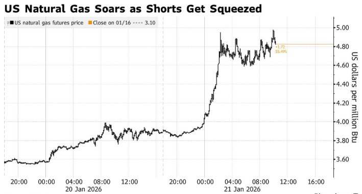 Surging over 50% in Two Days! U.S. Natural Gas Soars as Cold Snap Hits ...