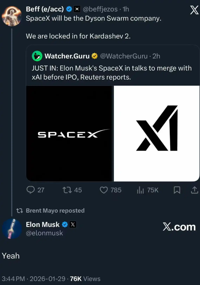 Is a 'mega-merger' on the horizon for one of Musk's companies? Top tech ...