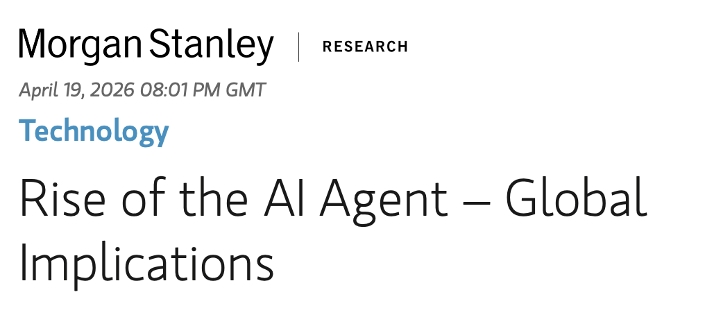 Morgan Stanley: AI Enters the Agent Era, Data Center CPU Market May ...